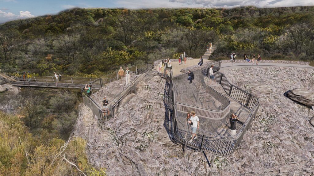 Gordon Falls Reserve Precinct Elysian Rock Lookouts Olympian Rock ...