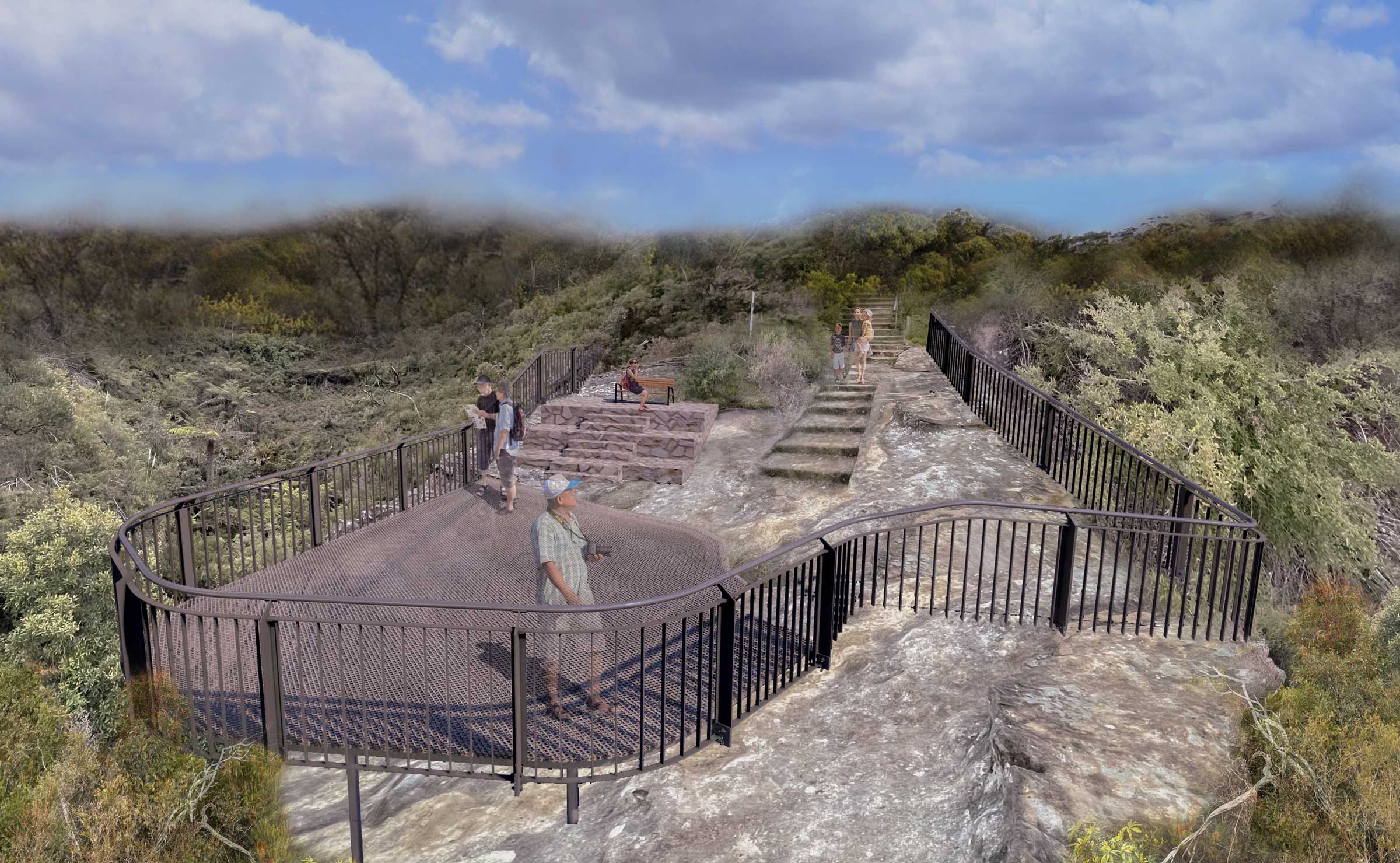Gordon Falls Reserve Precinct Elysian Rock Lookouts Olympian Rock ...